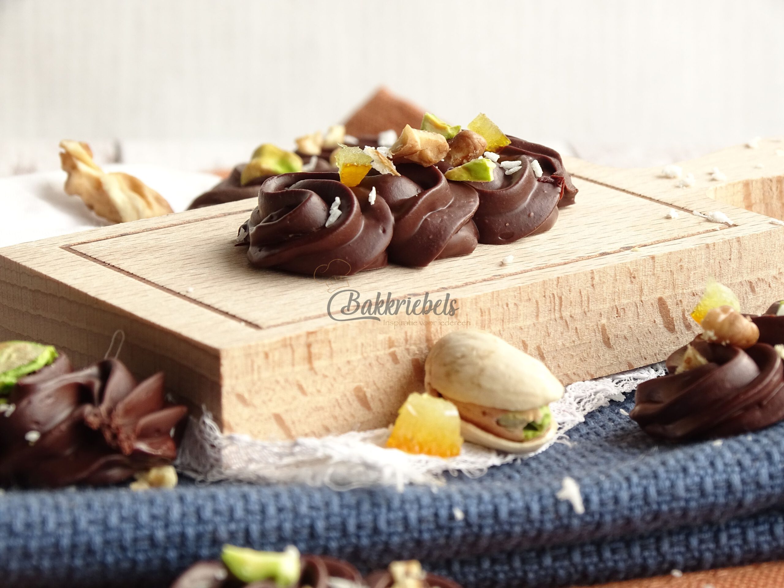 Spuitchocolade sprits - Bakkriebels